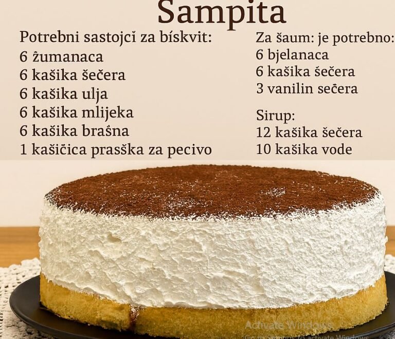 Šampita – recept za prozračan, pjenast desert iz djetinjstva - Rekreativno